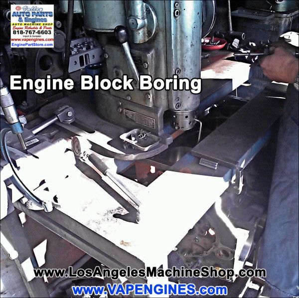 Bore & Hone Engine Blocks - Los Angeles Machine Shop- Engine Rebuilder ...