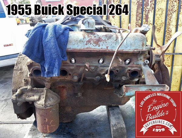 1955 Buick Special 264 Nailhead V8 - Los Angeles Machine Shop- Engine ...
