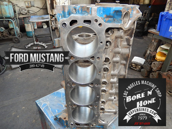Ford Mustang 289 4.7 V8 Remanufactured Engine - Los Angeles Machine ...