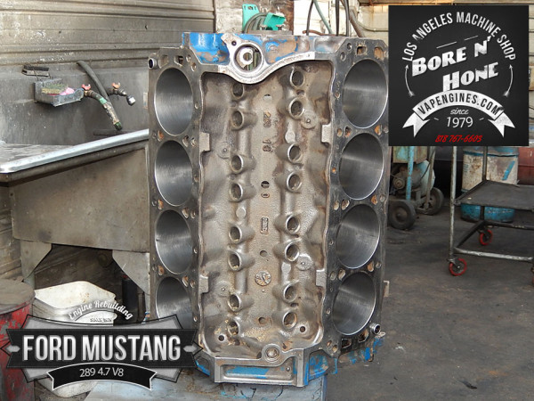 Ford Mustang 289 4.7 V8 Remanufactured Engine - Los Angeles Machine ...