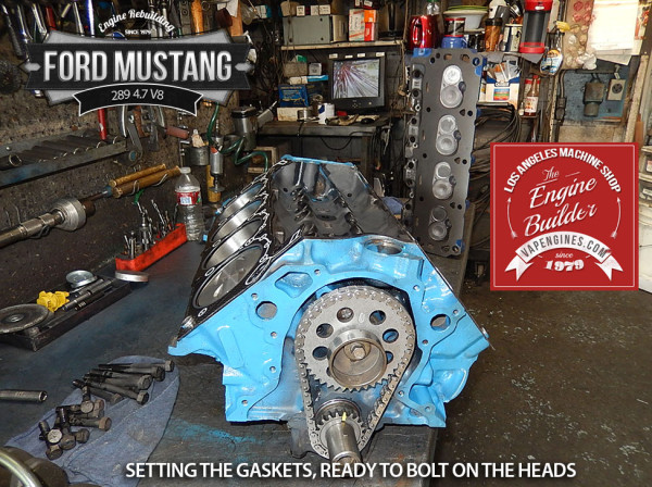 Ford Mustang 289 4.7 V8 Remanufactured Engine - Los Angeles Machine ...