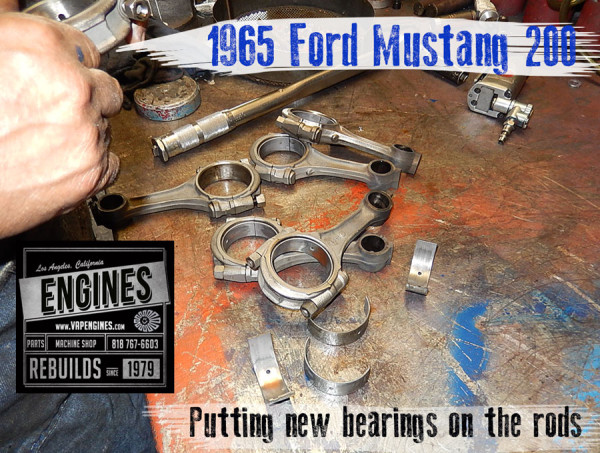 65 Ford Mustang 200 I6 Remanufactured engine - Los Angeles Machine Shop ...