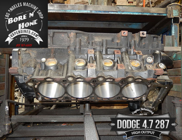 Dodge 4.7 High Output remanufactured engine - Los Angeles Machine Shop ...