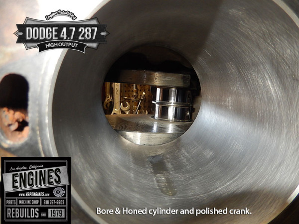Dodge 4.7 High Output remanufactured engine - Los Angeles Machine Shop ...