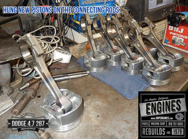 Dodge 4.7 High Output remanufactured engine - Los Angeles Machine Shop ...
