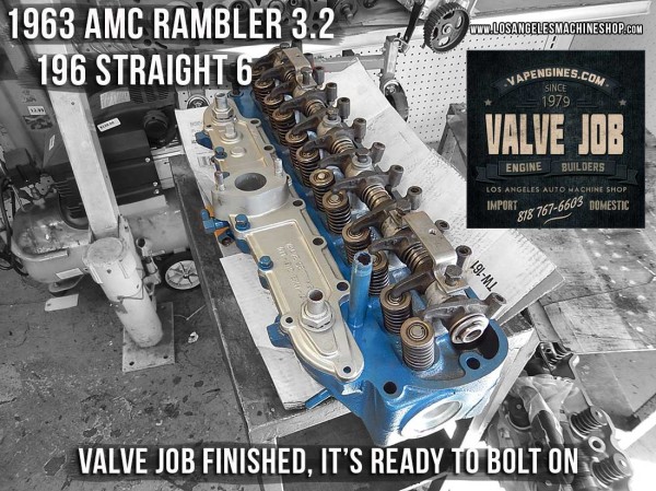 63' AMC Rambler 196 3.2 Remanufactured Engine - Los Angeles Machine ...