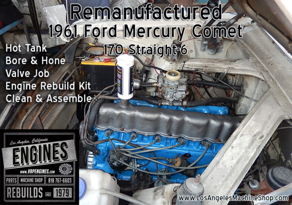 GM 235 Remanufactured Engine - Los Angeles Machine Shop- Engine ...