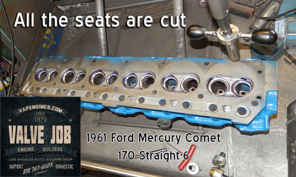61 Mercury Comet 170 Straight 6 Rebuilt Engine - Los Angeles Machine ...