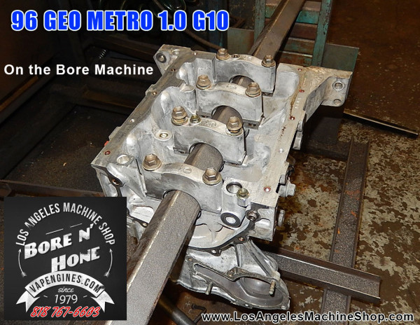96 Geo Metro G10 1.0 Block & Head Repair - Los Angeles Machine Shop ...