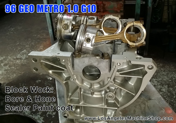 96 Geo Metro G10 1.0 Block & Head Repair - Los Angeles Machine Shop ...