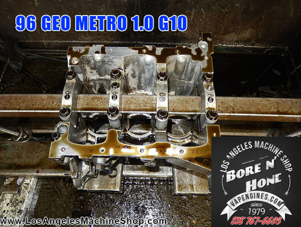 96 Geo Metro G10 1.0 Block & Head Repair - Los Angeles Machine Shop ...