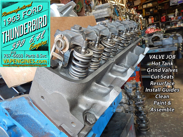 63' Ford Thunderbird 390 6.4 Remanufactured Engine - Los Angeles ...