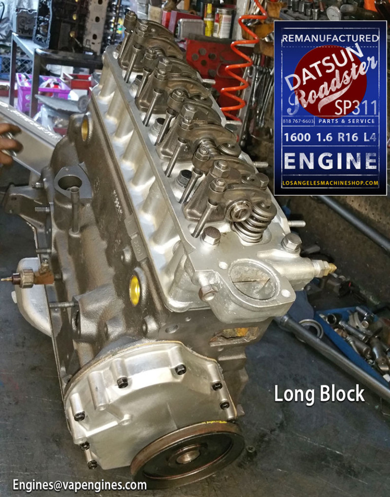 Nissan Datsun Roadster 1600 SP311 1.6L R16 Engine Rebuild