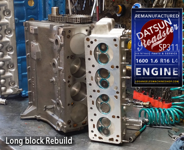 Nissan Datsun Roadster 1600 SP311 1.6L R16 Engine Rebuild