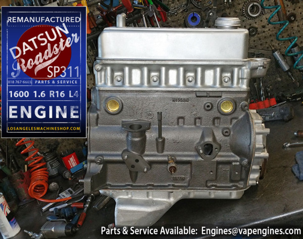 Nissan Datsun Roadster 1600 SP311 1.6L R16 Engine Rebuild
