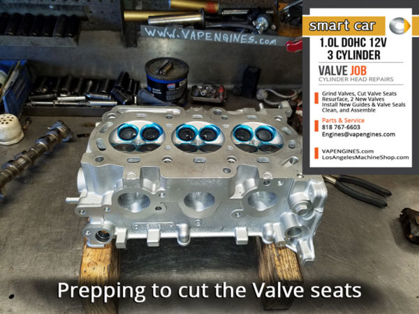 Smart Car 1.0 DOHC 12V 3 Cylinder Valve Job - Head Repairs