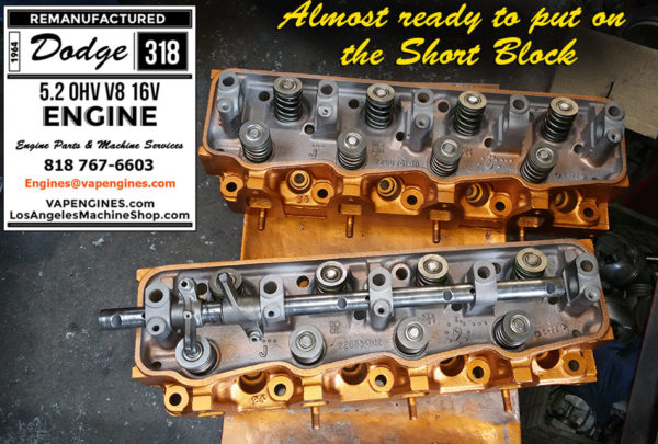 64 Dodge 318 Engine Rebuild Service - Machine Shop Photos