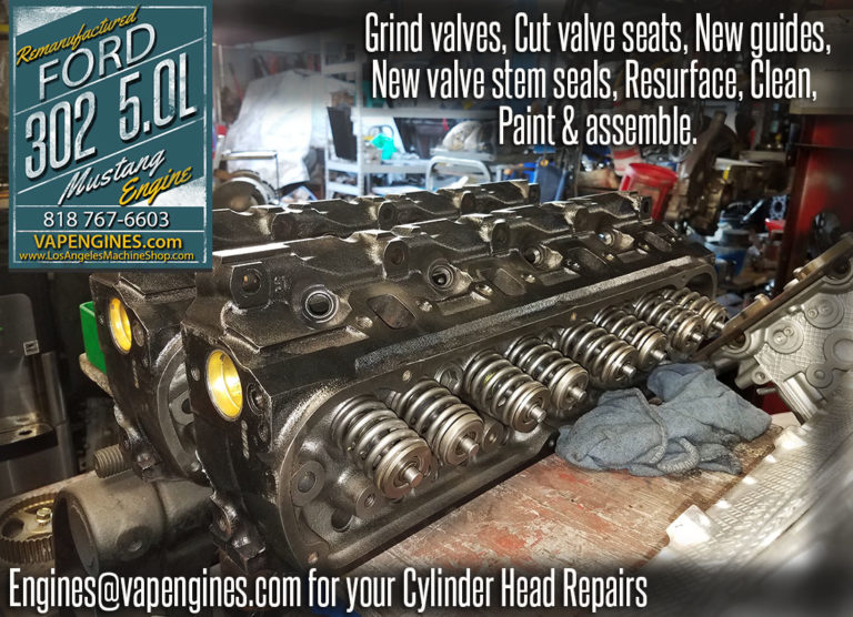 90 Ford 302 Engine Rebuild - Los Angeles Machine Shop- Engine Rebuilder ...