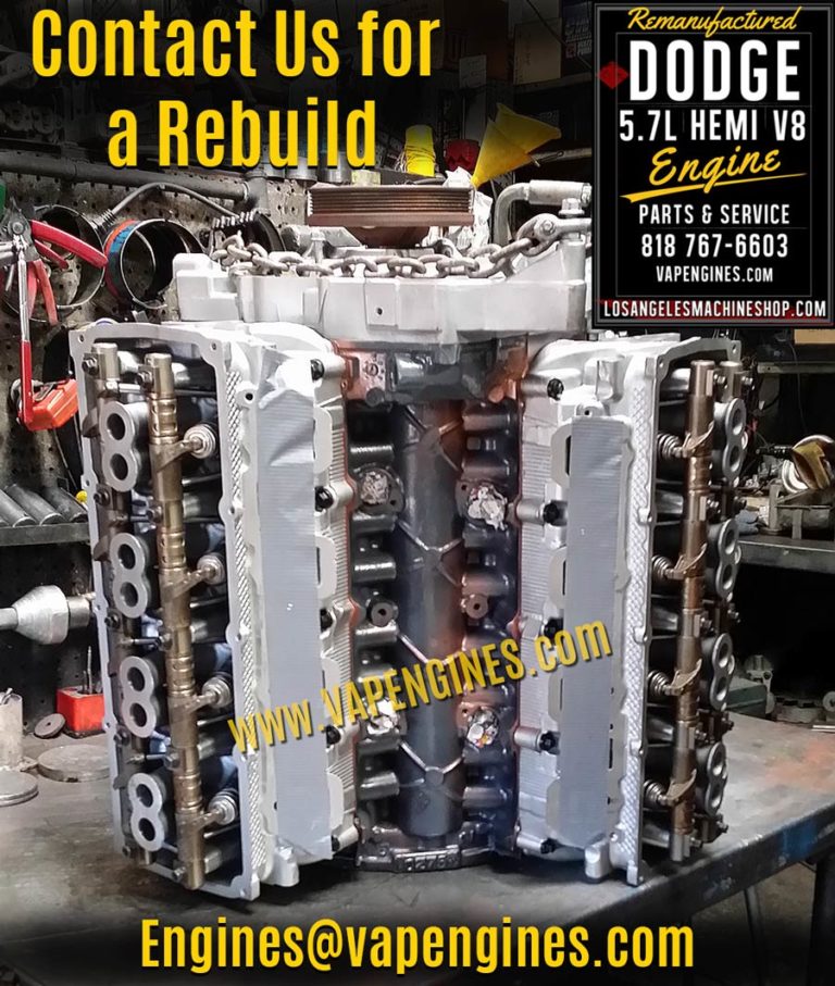 Remanufactured Dodge 5.7 Engine Rebuild Service Machine Shop