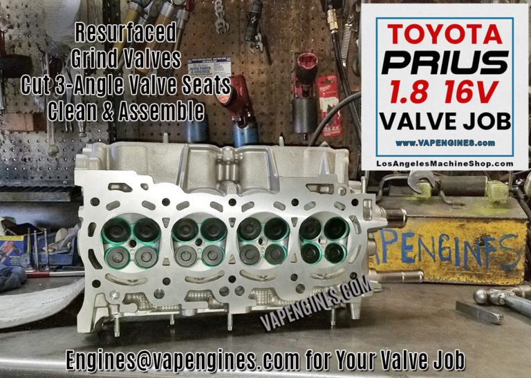 Toyota Prius Valve Job- Cylinder Head Repair Shop