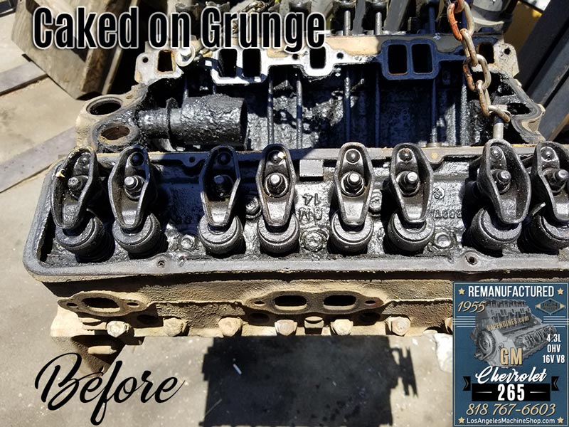 Remanufactured GM Chevy 265 Engine - Photos of the Rebuild.