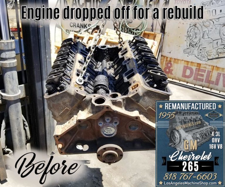 Remanufactured GM Chevy 265 Engine - Photos of the Rebuild.
