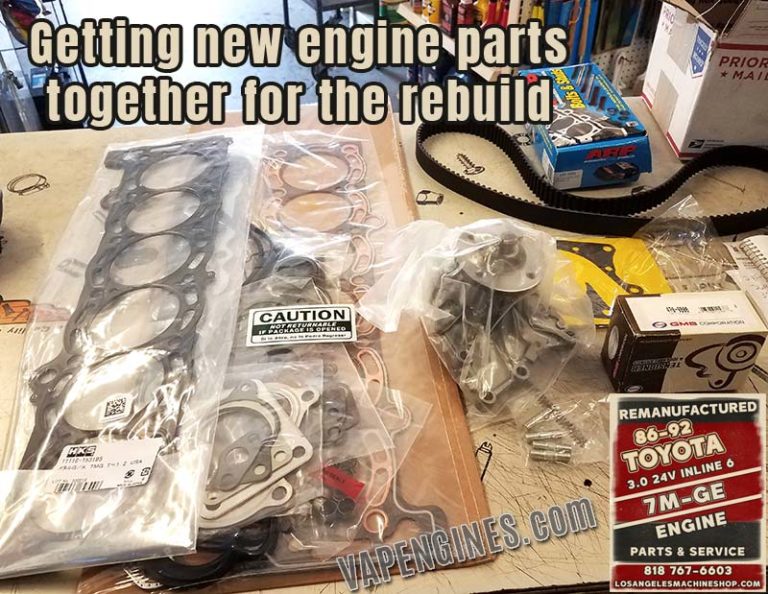 Toyota 7M-GE 3.0 Engine Rebuild - Machine Shop Services