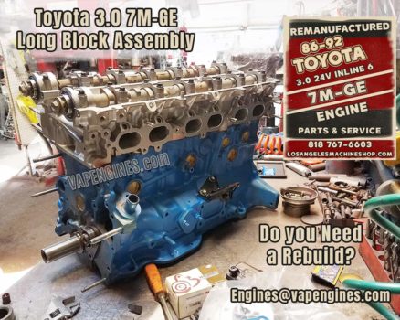 Toyota 7M-GE 3.0 Engine Rebuild - Machine Shop Services